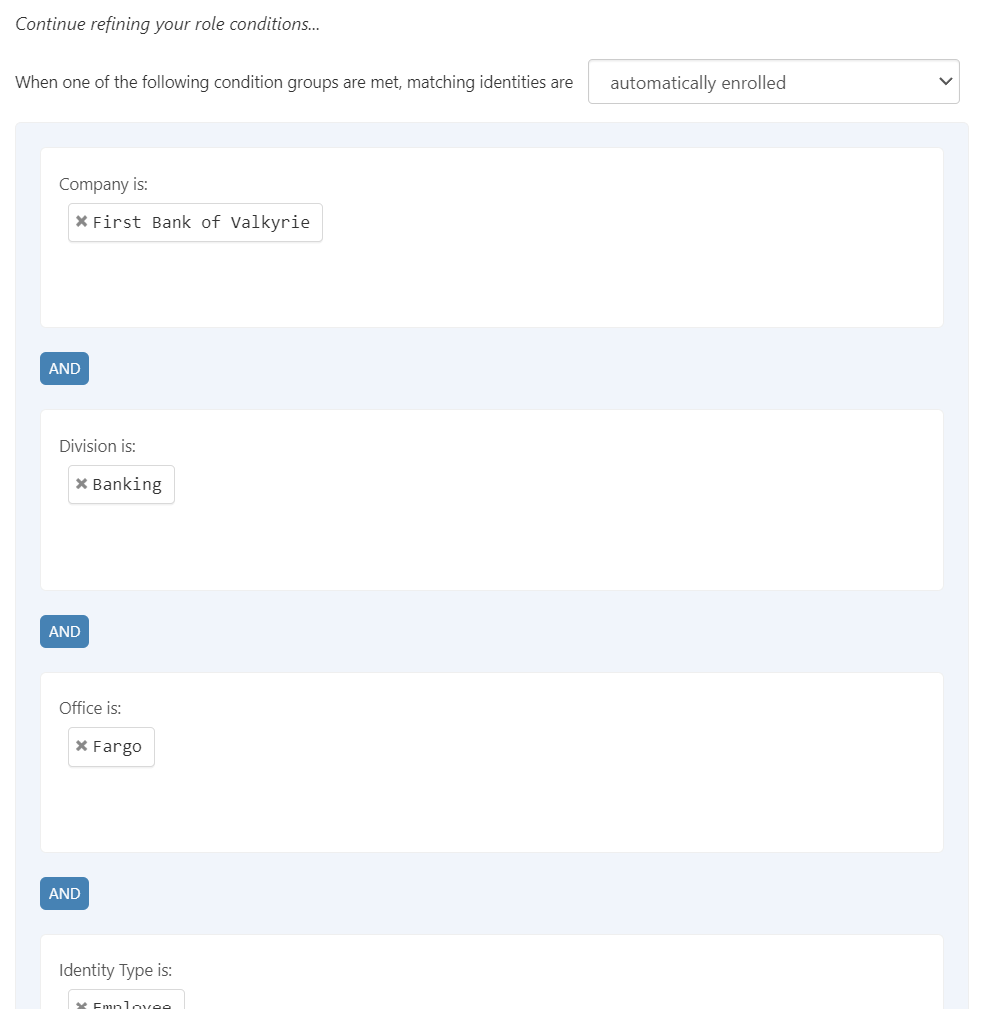 Create a New Entitlement Role